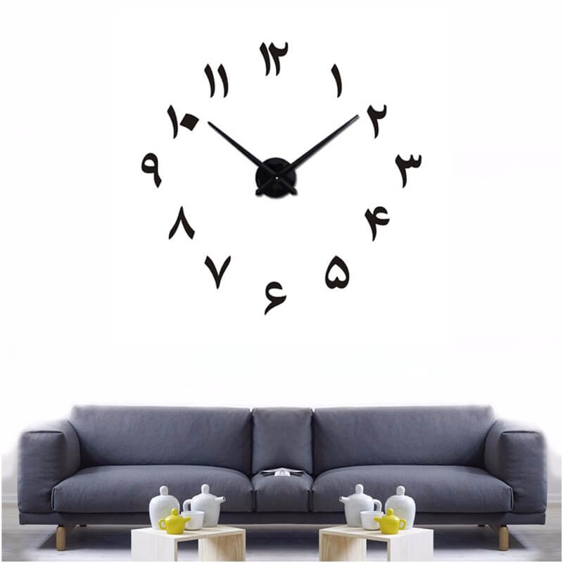 Arabic Alphabetic Diy Wall clock
