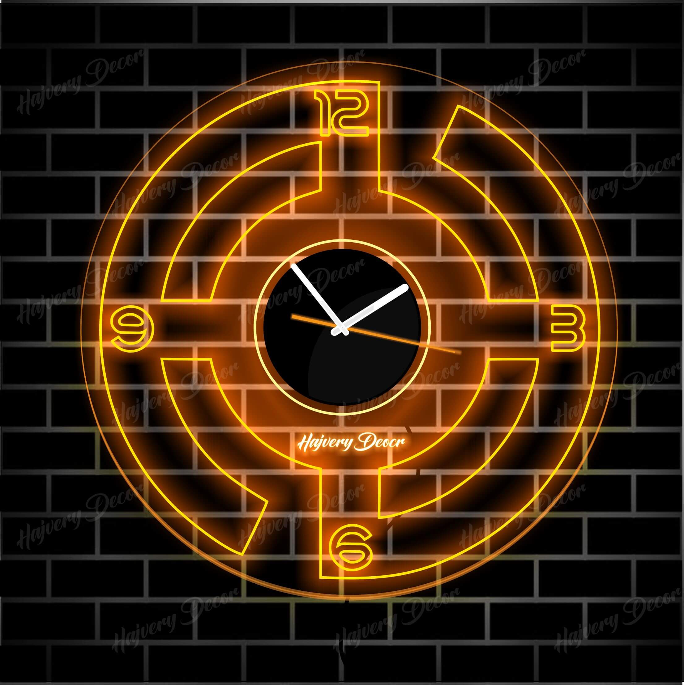 Neon Wall Clock NH-08